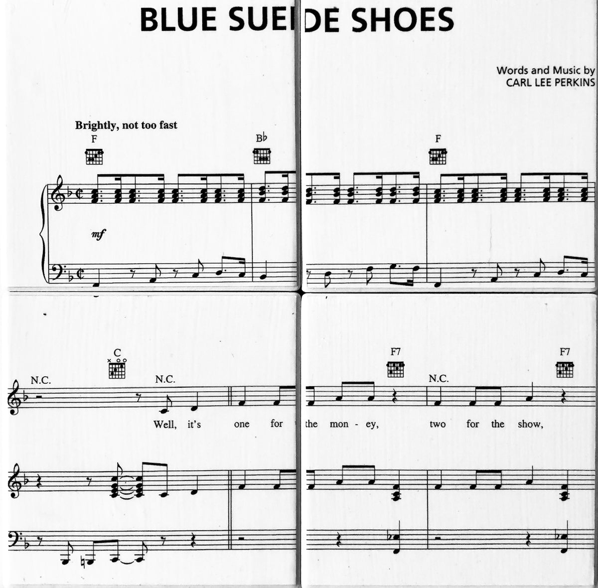 ELVIS PRESLEY - Blue Suede Shoes – Upcycling It